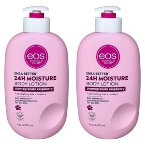 eos | Bath & Body | 2 Eos Shea Butter 24h Moisture Body Lotion ...